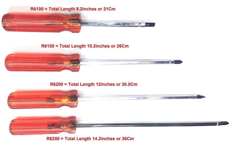 Multitec Multitec 2-in-1 Magnetic Screw Drivers Pack of 4 (R6250 ...