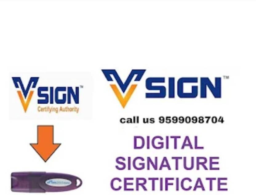 VSign Digital signature certificate v-sign class-3 individual signature ...