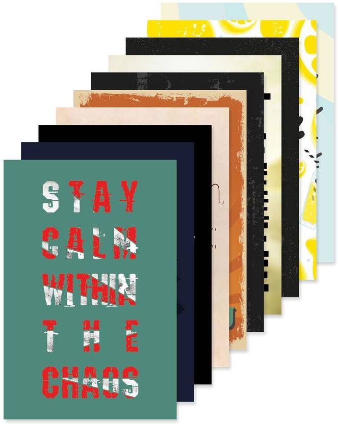 Motivational Quote Inspirational Poster for Home Office, Gym Study ...