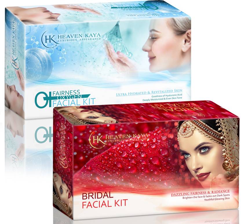 Heaven Kaya O+ Fairness Oxygen Facial kit For Rejuvenate Skin & Repair ...