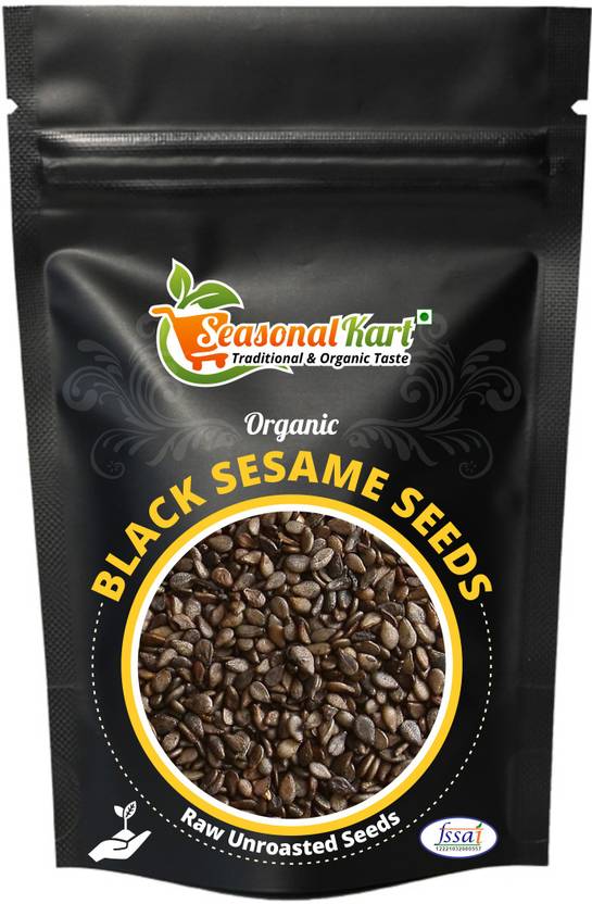 Seasonal Kart Black Sesame Seeds Fresh and Natural |Kaale Til| Kali ...