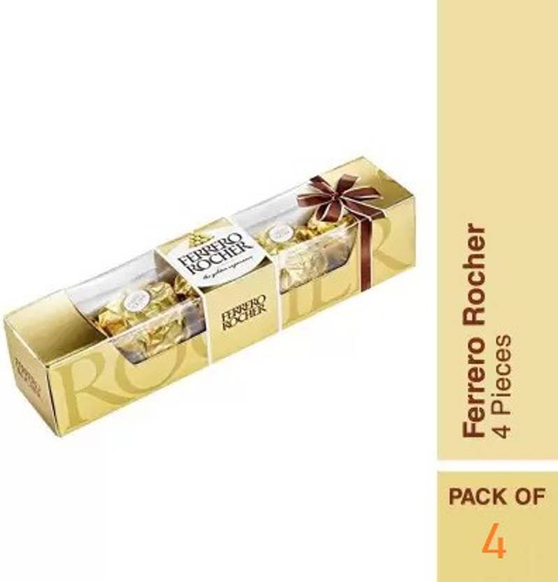 FERRERO ROCHER 4pcs Premium Chocolate Gift | Festival Gift Pack ...