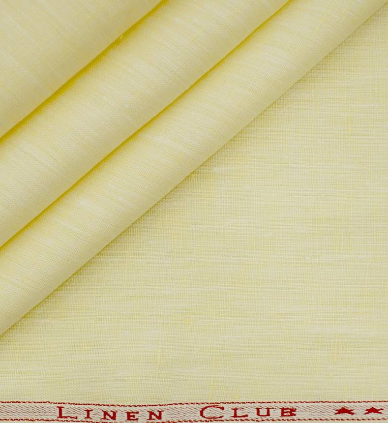 Linen Club Linen Solid Shirt Fabric Price in India - Buy Linen Club ...