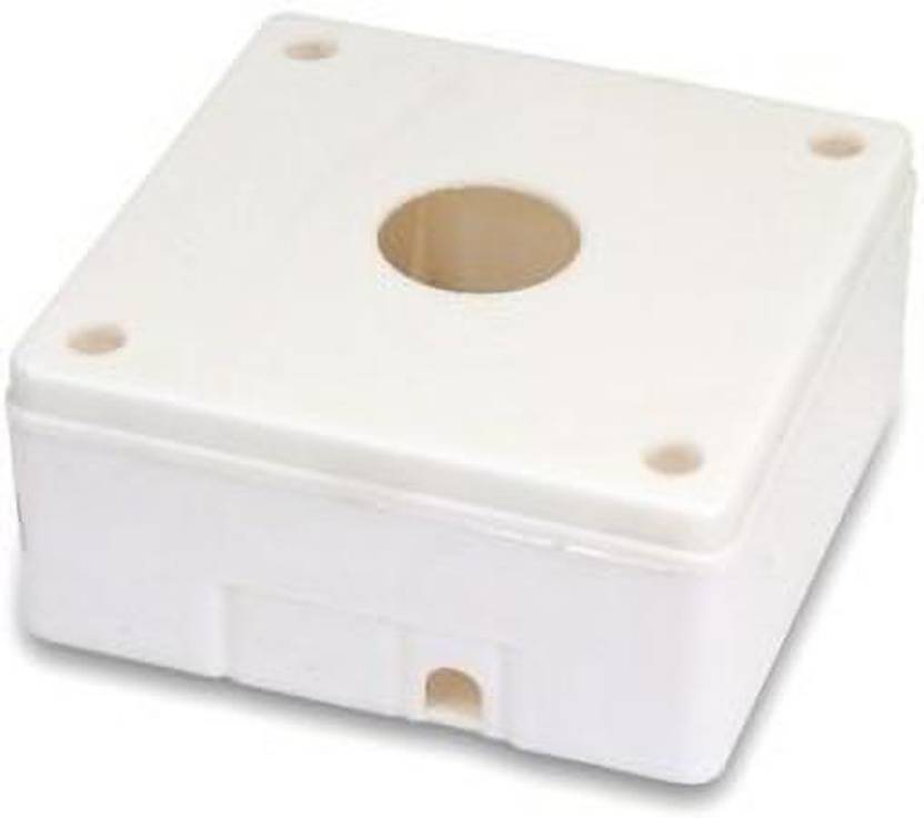 99Gems PVC Junction Box FOR CCTV CAMERA 4x4 Inches Square Softbox Price ...