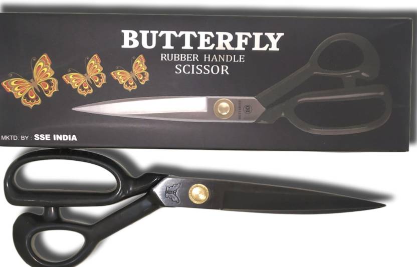 Flipkart.com | Butterfly Tailoring scissors for cloth cutting 10 inch ...