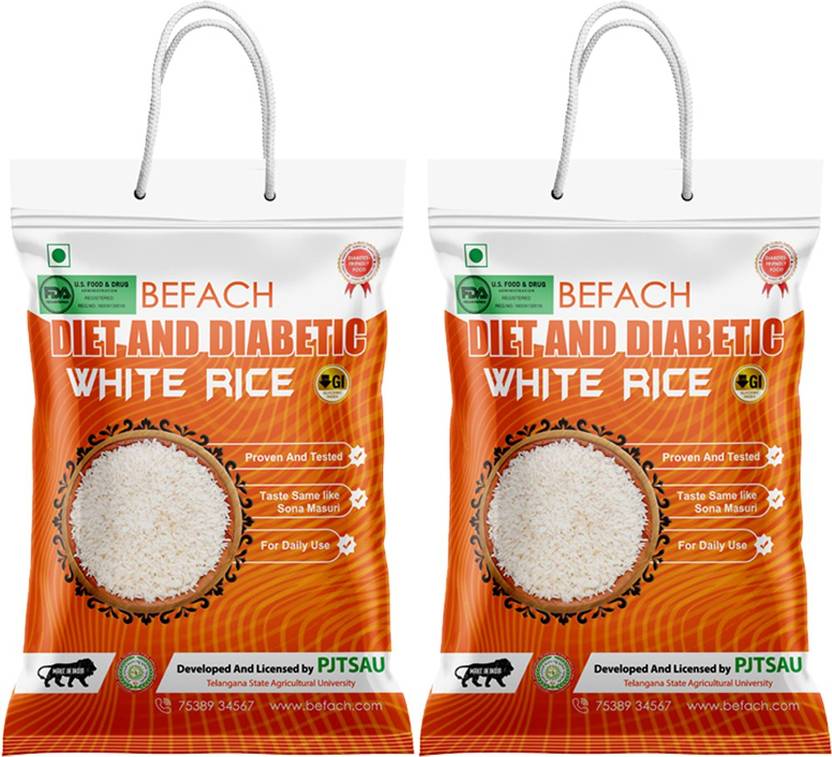 Befach Diabetic Friendly / Low Glycemic (GI) Index (pack of 2) Sona ...