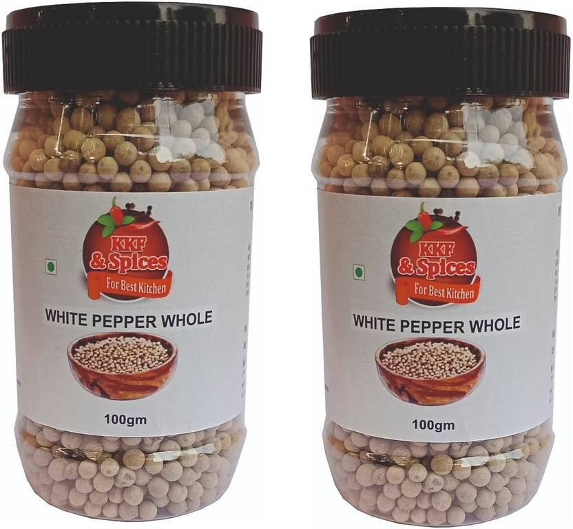 kitchen king food & spices White Pepper Whole ( Safed Mirch Sabut Pack ...