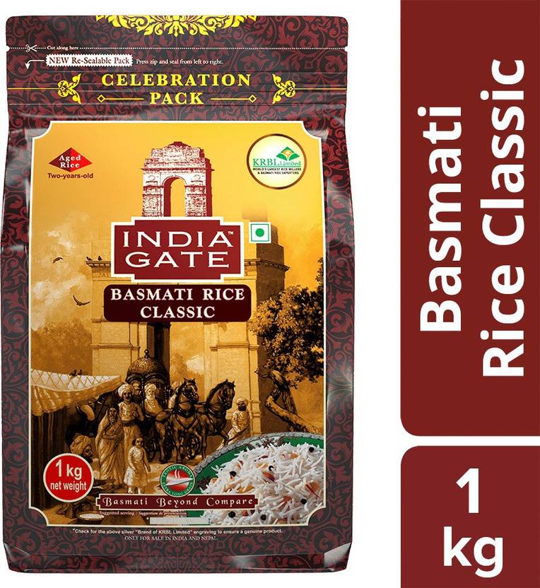INDIA GATE Classic celebration pack 1 kg Basmati Rice Price in India ...
