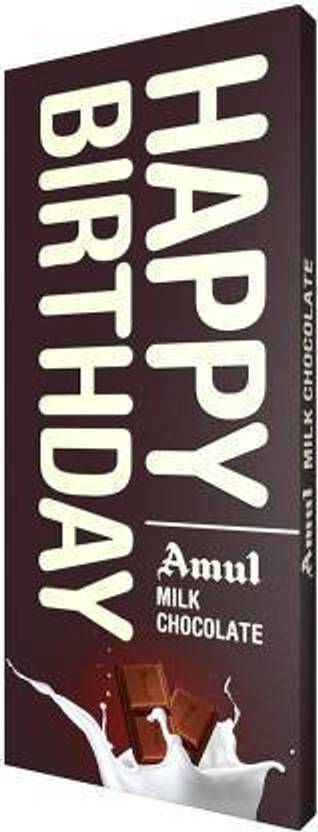 Amul HAPPY BIRTHDAY MILK CHOCOLATE 150 GM Bars (150 g) Bars Price in ...