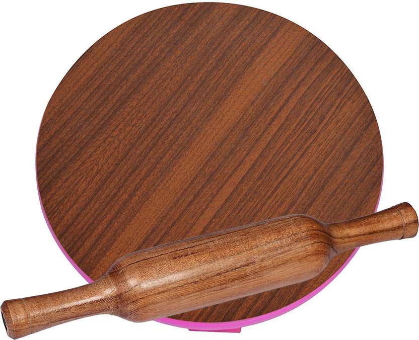 YAKONDA Wooden Chakla Belen Rolling Board Stand Chapati and Roti Maker ...