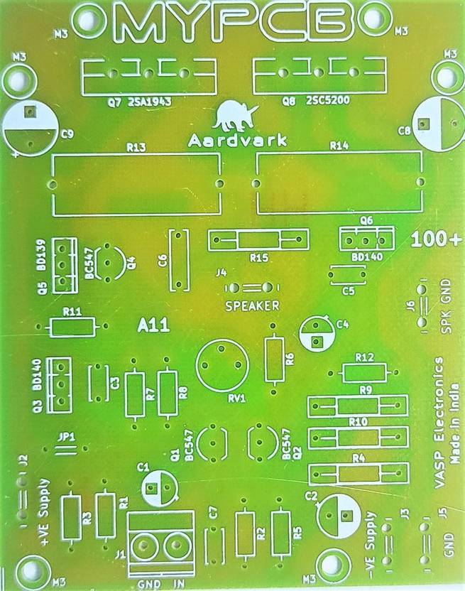 VASP Electronics 100 watt Amplifier PCB board Electronic Components ...