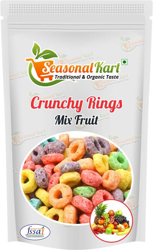 Seasonal Kart Breakfast Cereal, Fruit Rings, [Mix Fruit Loops Flavoured ...