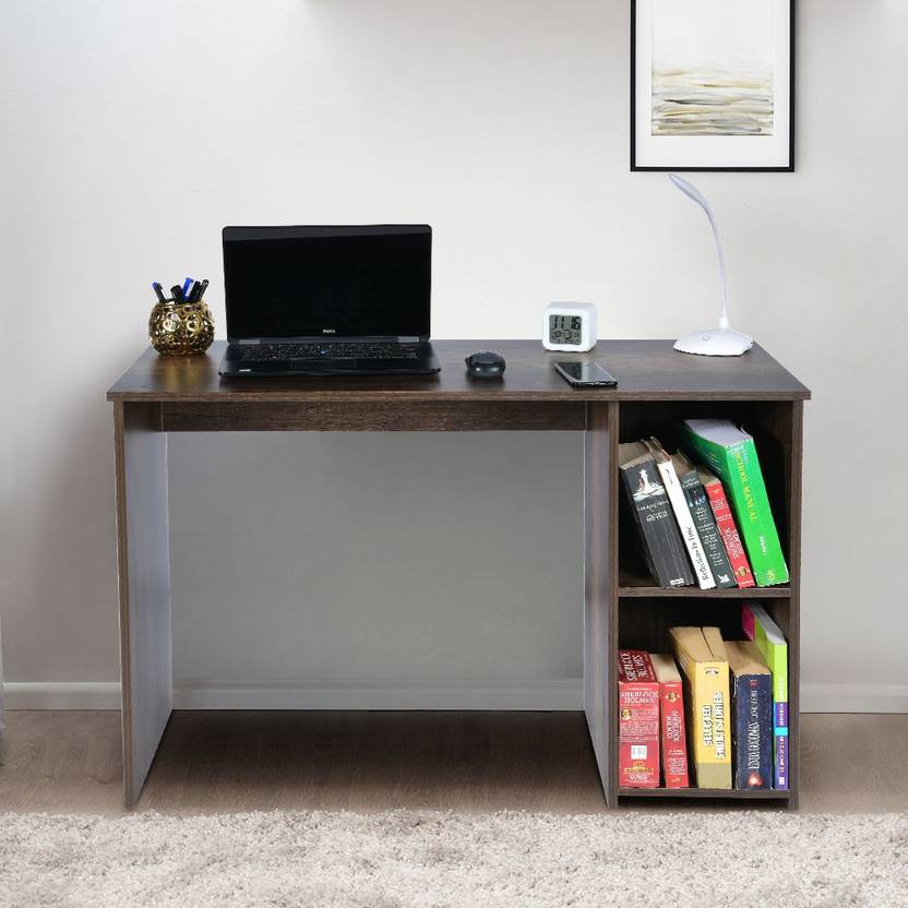 Torche Scholar study table in Dark choco oak colour, Wood Study Table ...