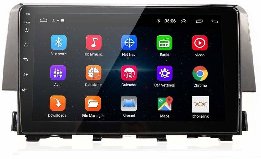 Hymn 10 Inch Full HD 1080 Touch Screen Double Din Player Android 10.1 ...