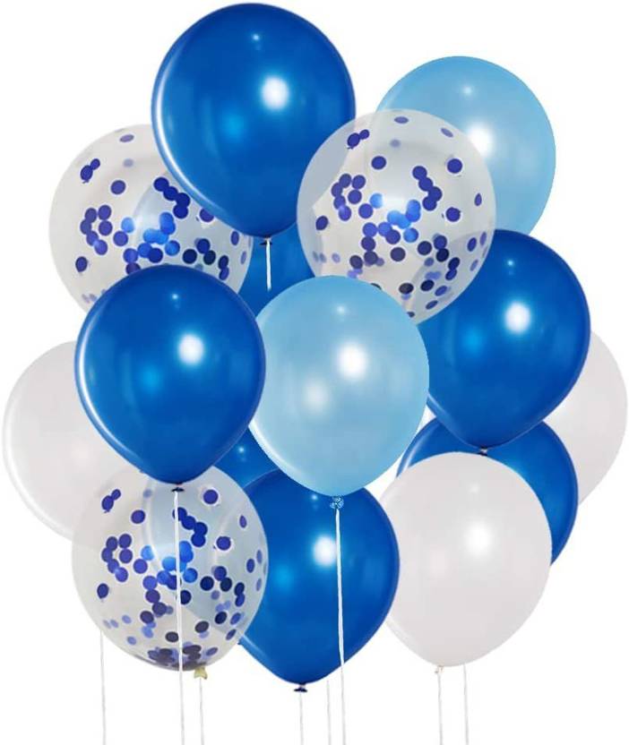 Flipkart.com | Giftzadda Solid Blue Theme Decoration Balloons – 50 ...
