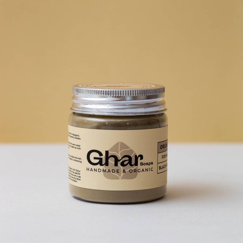 GHAR SOAPS ORGANIC HAIR COLOUR , BLACK - Price in India, Buy GHAR SOAPS ...
