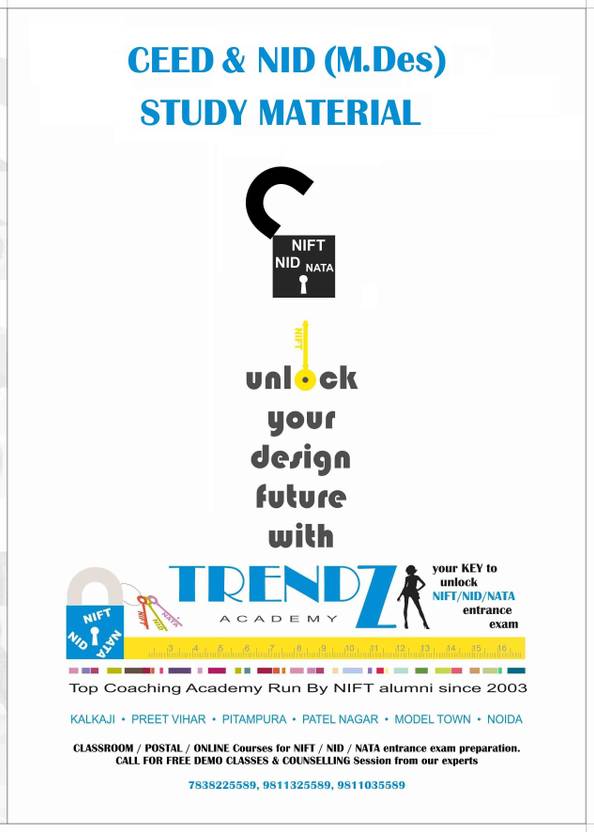 CEED & NID (M.Des) ENTRANCE BOOKS AND TEST SERIES: Buy CEED & NID (M ...