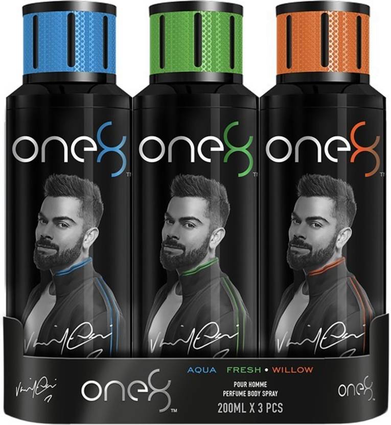 One 8 By Virat one8 by Virat Aqua + Fresh + Willow Perfume Body ...