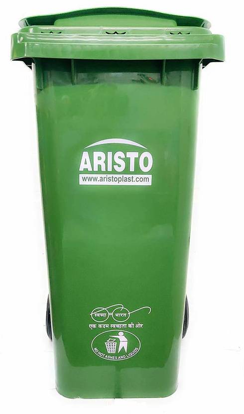 ANKUR Aristo 240 Ltr Wheel Garbage Waste Dustbin With Lid And Strong ...