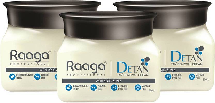 RAAGA PROFESSIONAL De-Tan Advanced Cream with Charcoal and Dead Sea Mud ...