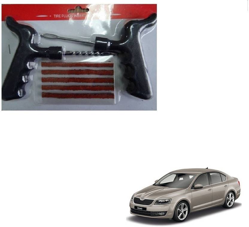 AuTO ADDiCT Car Tool Safety With 5 Strip Tubeless Tyre Puncture Repair ...