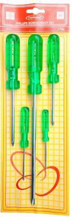 TAPARIA Screwdriver Philips 5 Combination Screwdriver Set Price in ...