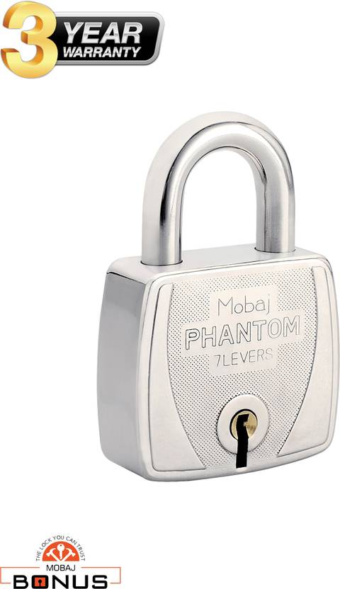 Mobaj Phantom 50mm With 3 Keys Padlock - Buy Mobaj Phantom 50mm With 3 ...