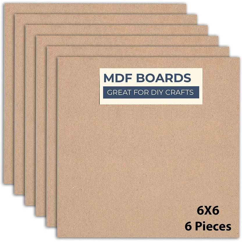 Kreats Round MDF Boards for Art and Craft, Wood Round MDF Sheets for ...