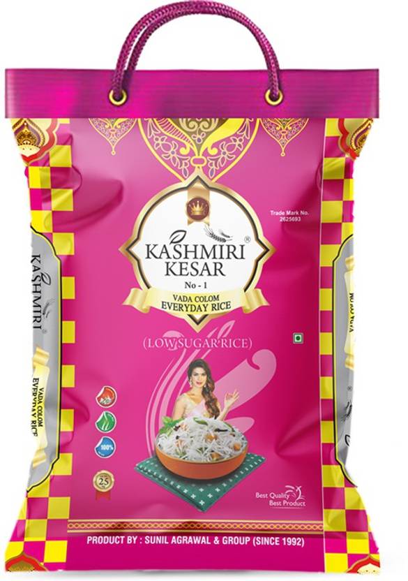 kashmiri keshar LOW SUGAR Wada Kolam Rice (Medium Grain, Steam) Price ...