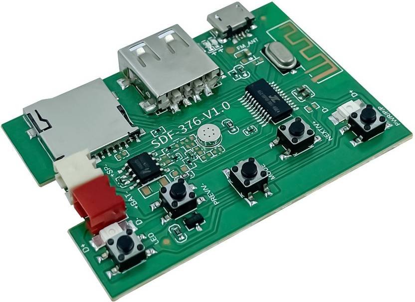 Vcare Speaker Board, 5V-12V Bluetooth Amplifier USB AUX Card Wireless ...