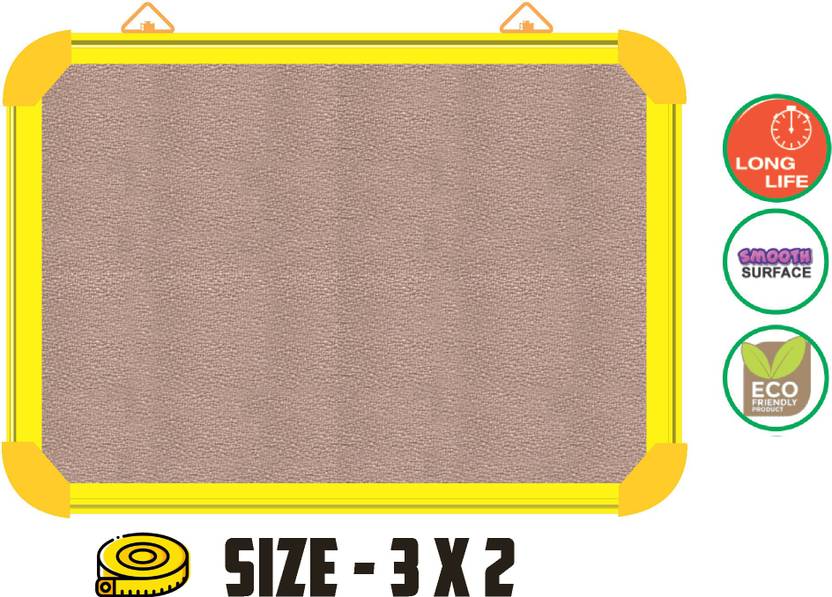 WRITING AND DISPLAY Pin-up display board for office & school ...