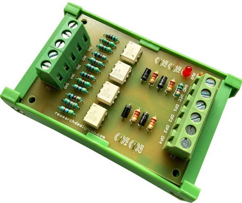Rdl 4 Channel Opto-Isolated Board Input 24V to 5V Din Rail Mount Opto ... Rdl 4 Channel Opto-Isolated Board Input 24V to 5V Din Rail Mount Opto ...