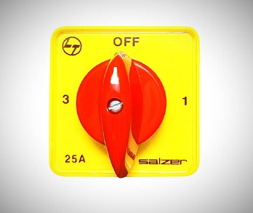 Salzer (L&T) Cam Operated Rotary Switch S25 B03 25Amps Phase Selector 1 ...