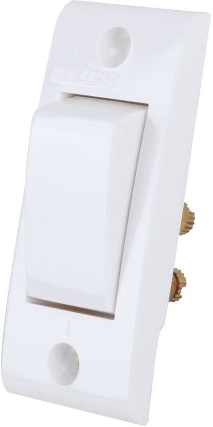 KLICK PC P5 One Way Switch, Single Pole Light Switch, Fire Retardant ...