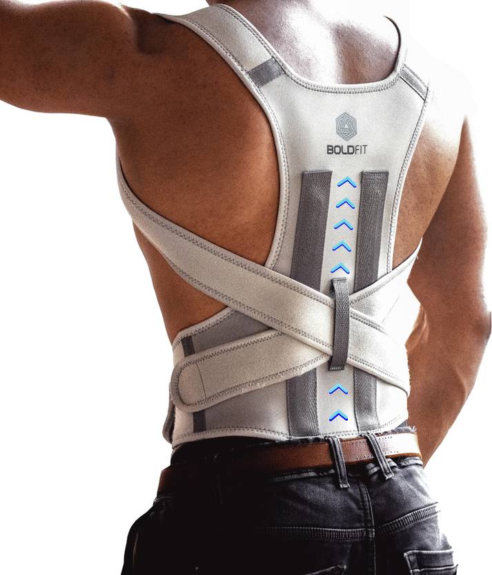 BOLDFIT Back Belt For Men & Women. Back Pain Support Straightener Brace ...