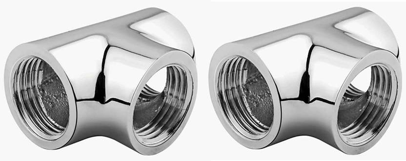 VicTac 1/2-Inch Brass CP Tee Fitting Coupling with Female Thread Chrome ...