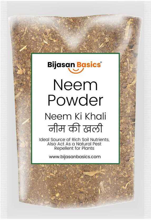 Bijasan Basics Neem Powder, Neem Ki Khali for Plants 1850 Gram ...