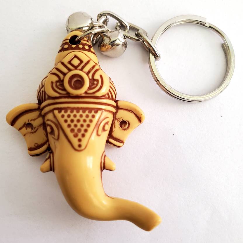 ShopTalk WOOD finish Lord Ganesha Key Chain Price in India - Buy ...