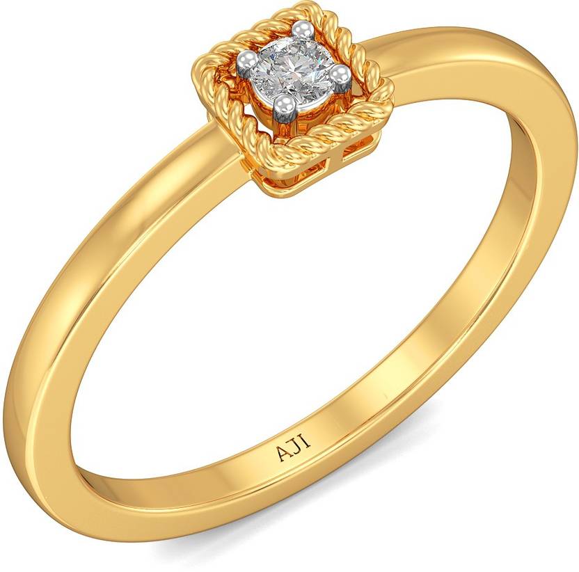 Joyalukkas Diamond Ring 18kt Yellow Gold ring Price in India - Buy ...
