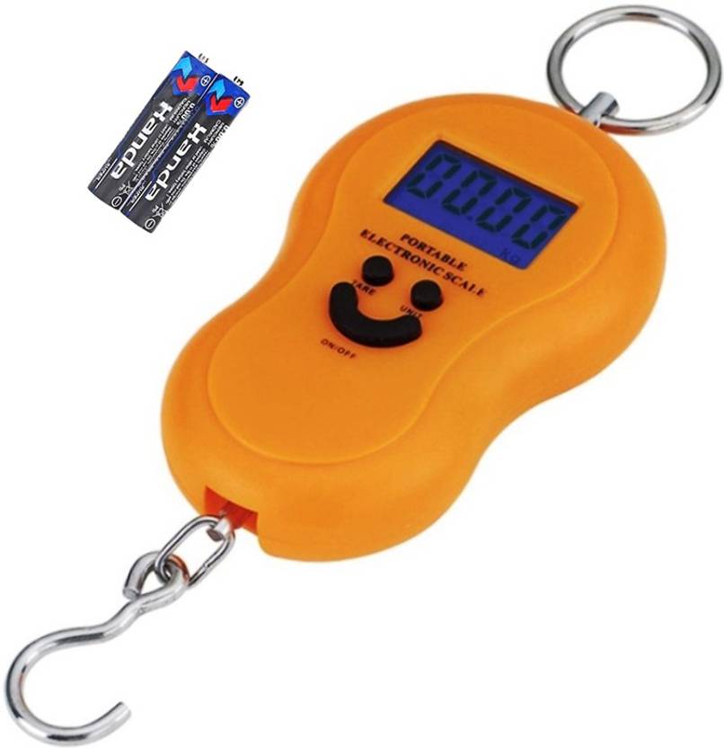 Glancing Vajan Kata- Smiley Mini Digital Plastic and Metal Hanging ...