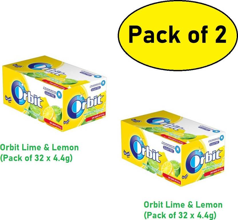 ORBIT Lemon & Lime Flavour Chewing Gum | Gift Box | Premium Chewing Gum ...