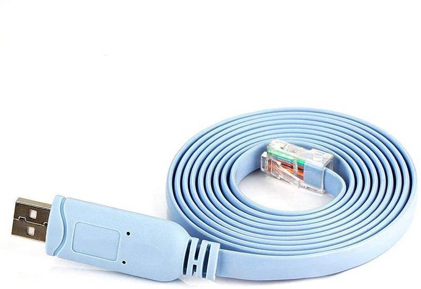 ULTRABYTES LAN Cable 1.8 m USB Console Cable, USB to RJ45 Console 1.8m ...