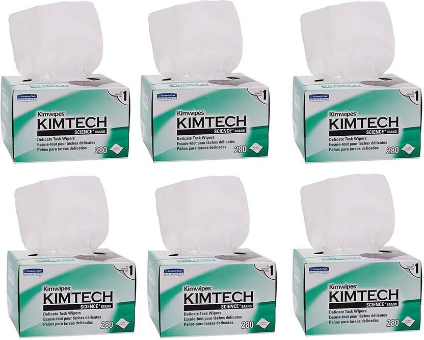 Kimberly Clark Kimtech Kimwipes 34155 Pack of 6 Box X 280 Wipes = 1680 ...