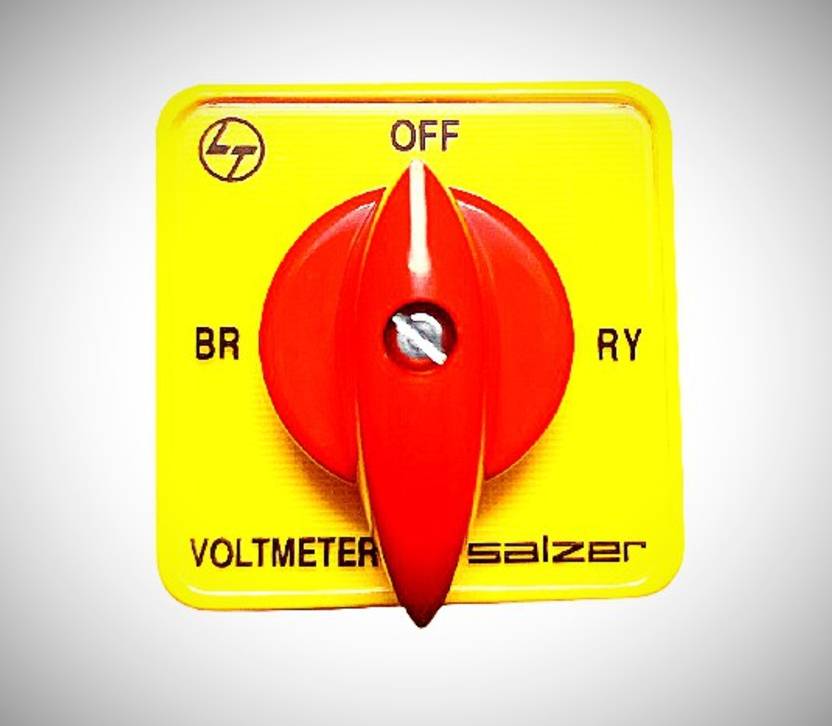 Salzer (L&T) 6A Voltmeter Selector Switch (VSS) (Voltage between phase ...