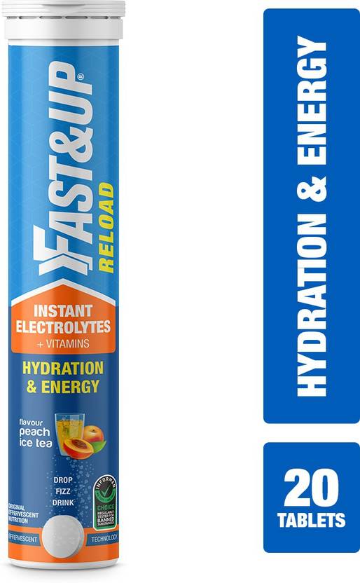 FAST&UP Reload Electrolytes-Hydration with Instant Energy Formula ...