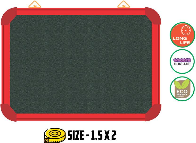 WRITING AND DISPLAY Pin-up display board for office & school ...