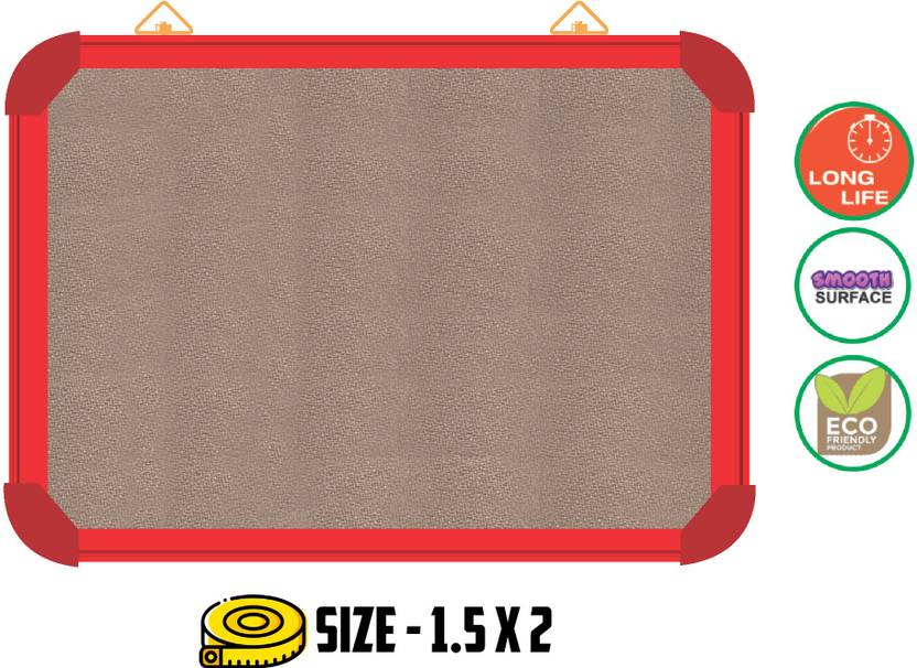 WRITING AND DISPLAY Pin-up display board for office & school ...