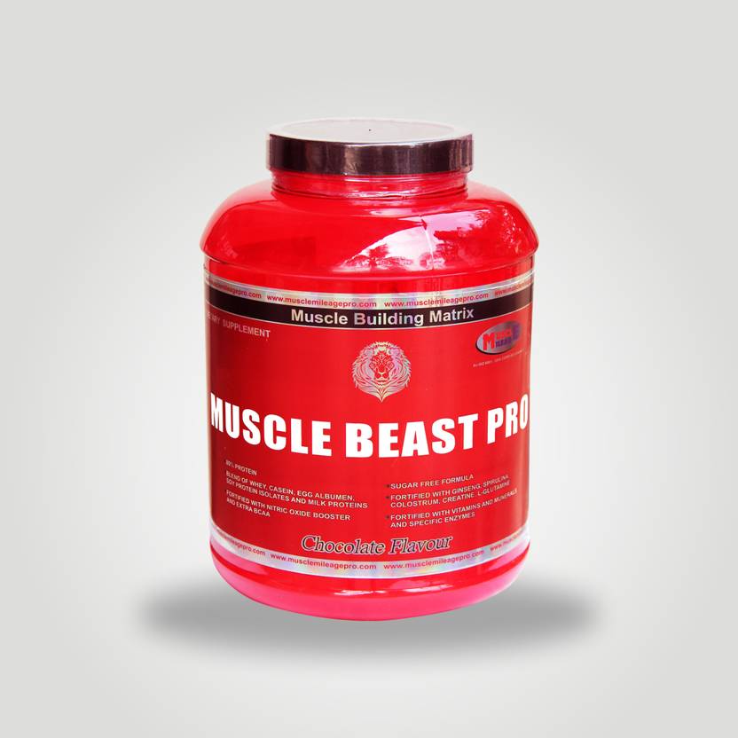 MUSCLE BEAST PRO MUSCLE MILEAGE Whey Protein Price in India - Buy ...
