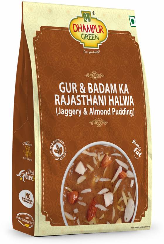 Dhampure Speciality Gur & Badam Ka Rajasthani Halwa Indian Sweets ...