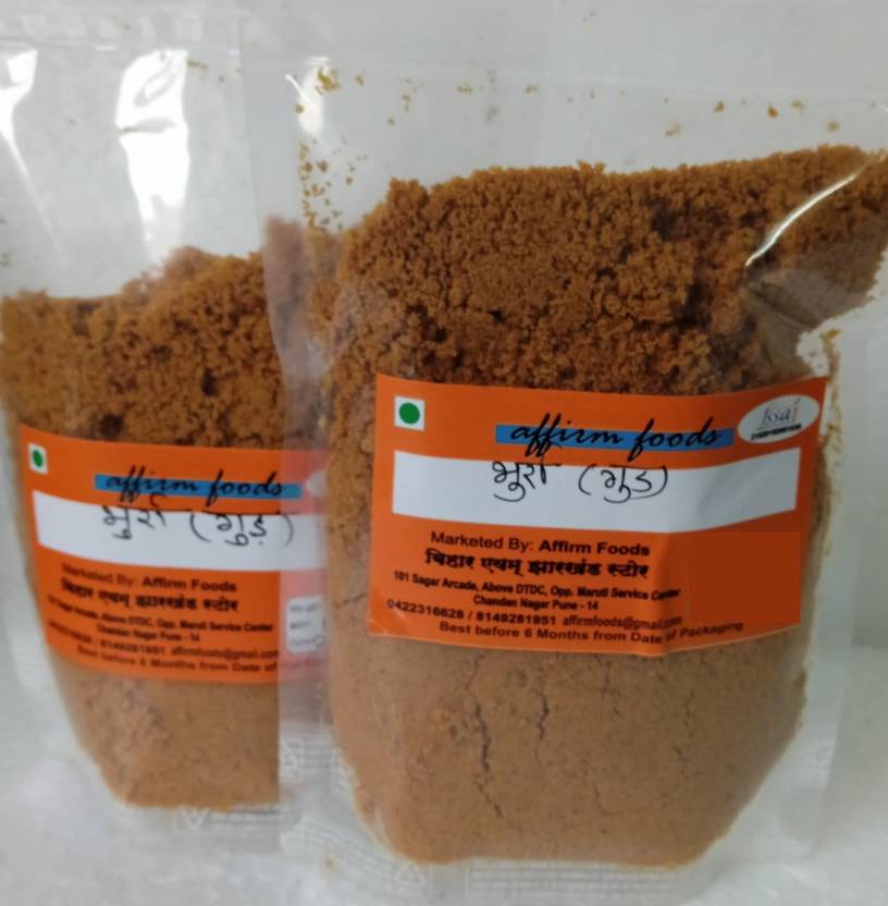 Affirm Foods Bhurra - Gud 400g Twin Pack. (2 Packs of 100g each) Powder ...